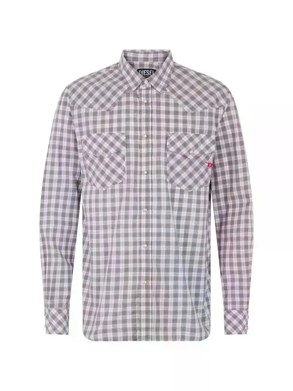 DIESEL® Checked Long-sleeve Shirt