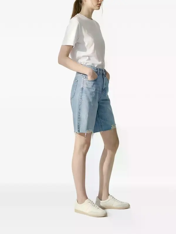 HEY JOANIE Coastal Breeze 90's Distressed Shorts