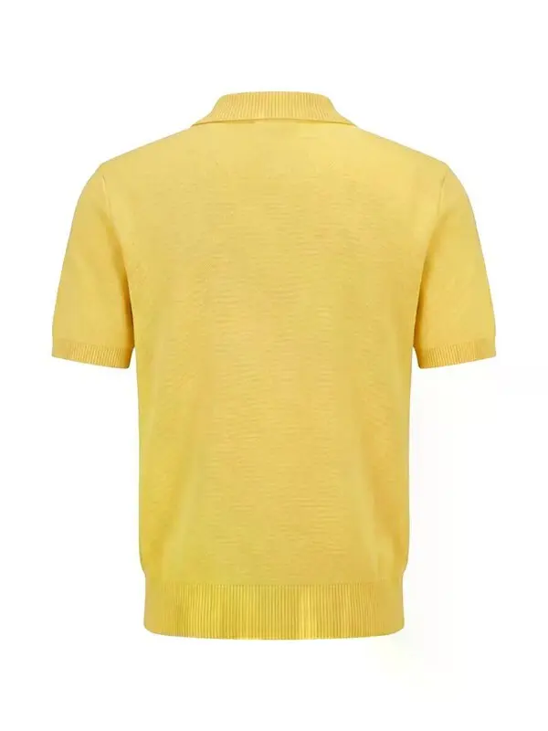 Jacquemus Embroidered-logo Knit Polo Shirt