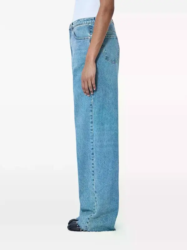 MAISON MARGIELA Whiskering Effect Jeans - Blue