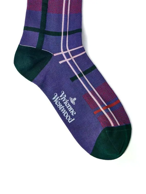 VIVIENNE WESTWOOD Tartan Pattern Socks