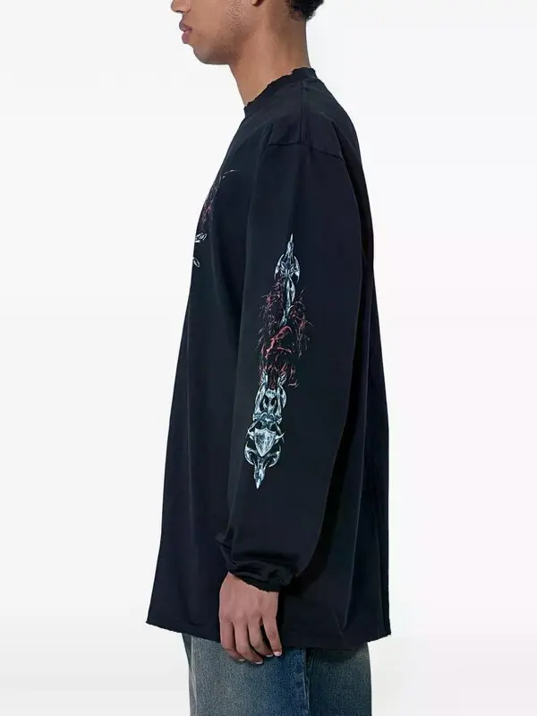 Vetements Graphic-print Long-sleeved T-shirt