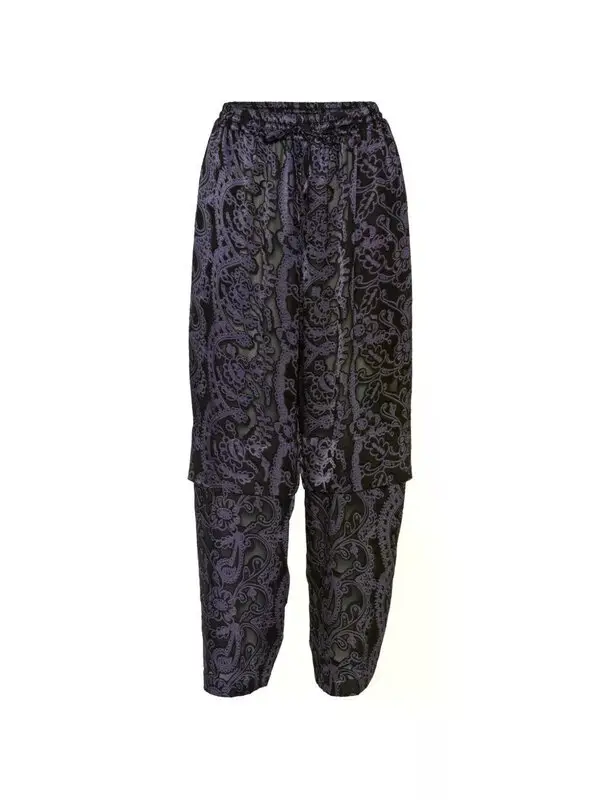 Henrik Vibskov Burnout-pattern Trousers - Purple