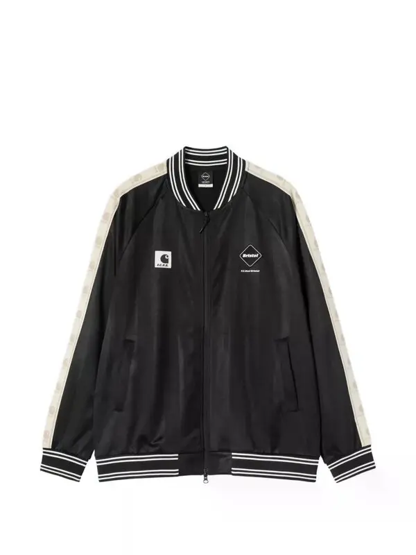 Carhartt Work In Progress X F.c. Real Bristol Varsity Jacket - Black