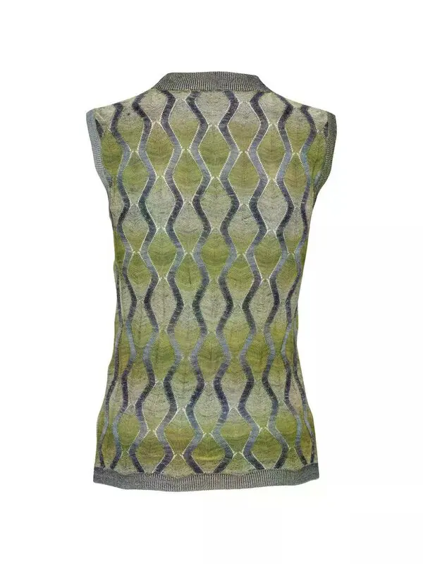 Henrik Vibskov Resonance Zigzag Knit Top