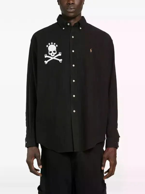 MASSIMO SABBADIN Skull-print Broby Shirt