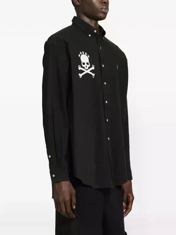 MASSIMO SABBADIN Skull-print Broby Shirt