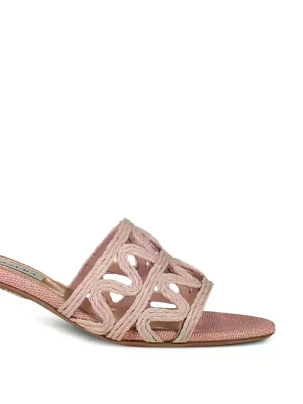 AQUAZZURA Manaus Braided Mules