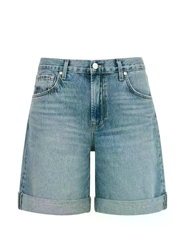 TWP Faded Turn-up Shorts