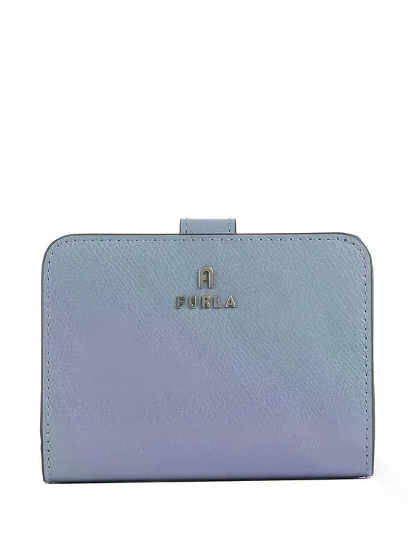Furla Camellia Grained Leather Wallet - Blue