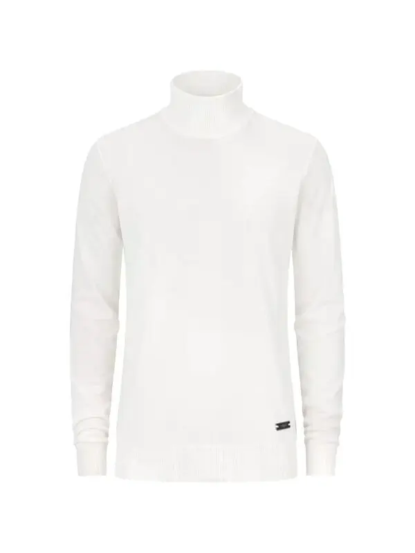 BALDININI Mock Neck Knitted Sweater