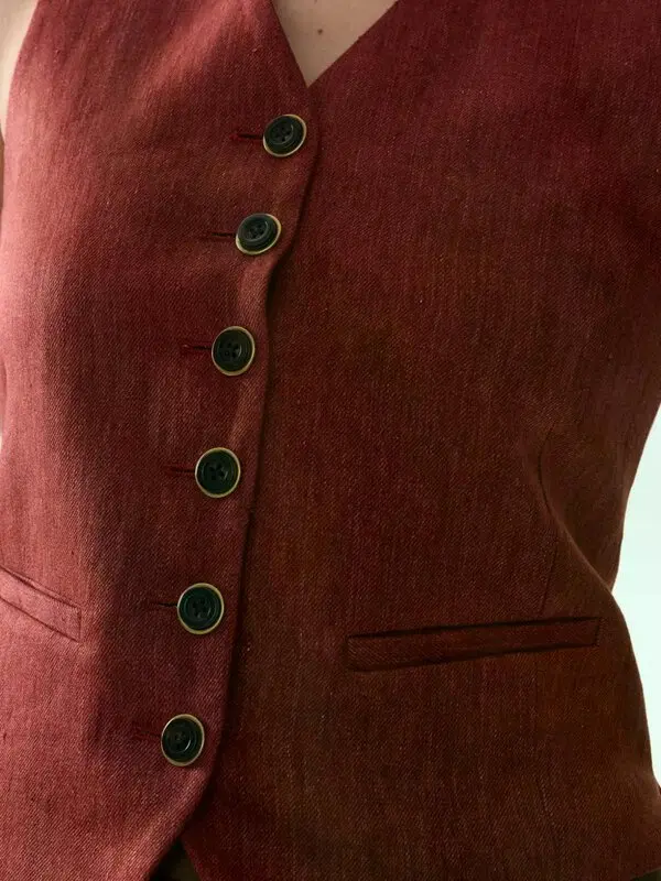 FORTELA Demi Single-breasted Waistcoat