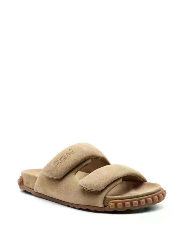 Ash Twist Touch-strap Sandals - Neutrals