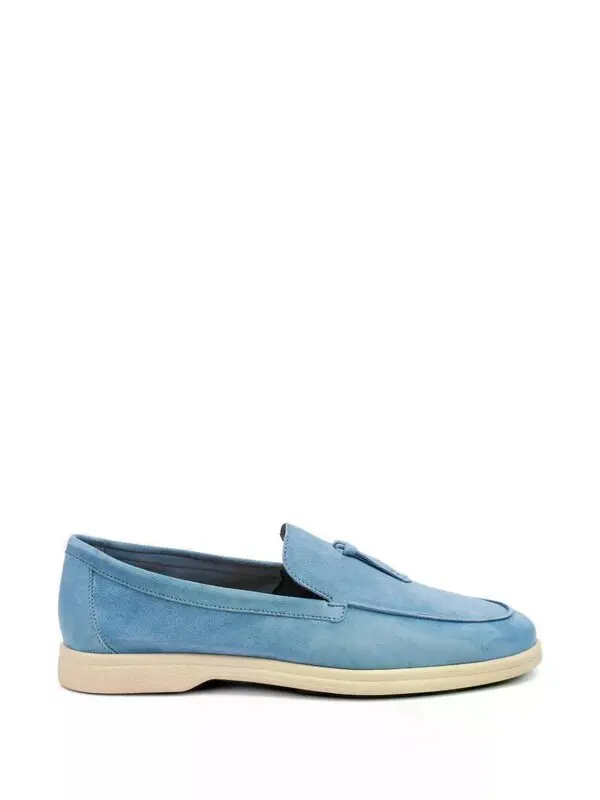 FRAU Suede Tassel Detail Loafers - Blue