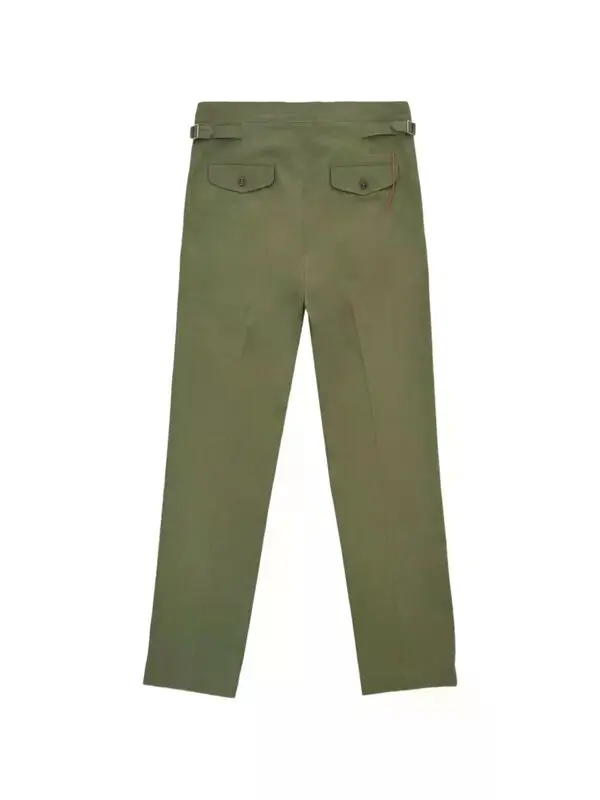 FORTELA Oklahoma Pleated Trousers - Green