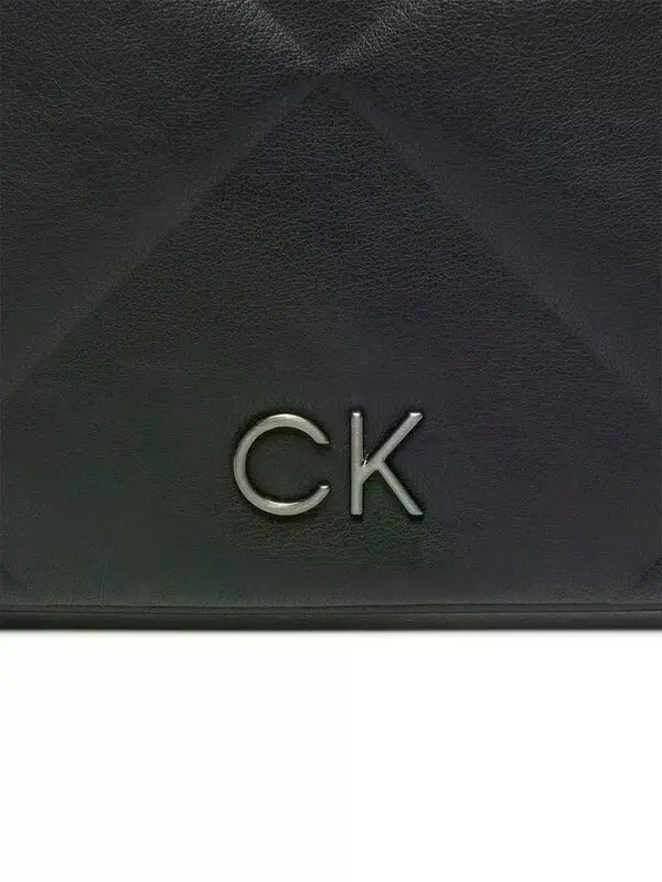 Calvin Klein Quilted Foldover Tote Bag