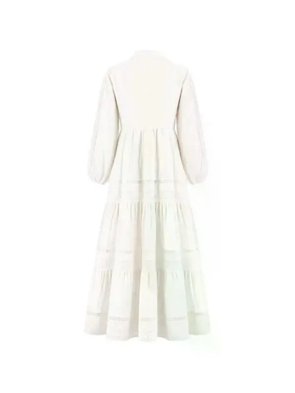 Ermanno Scervino Long-sleeved Maxi Dress