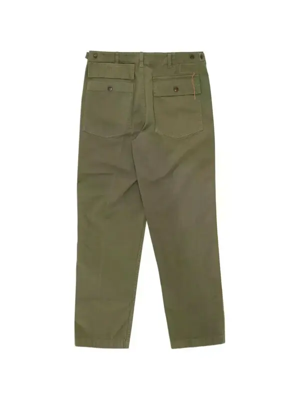 FORTELA Herringbone Cotton Trousers