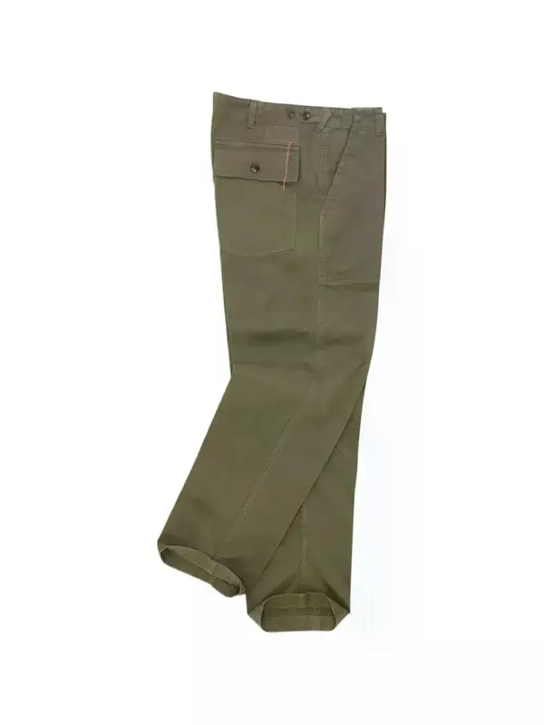 FORTELA Herringbone Cotton Trousers