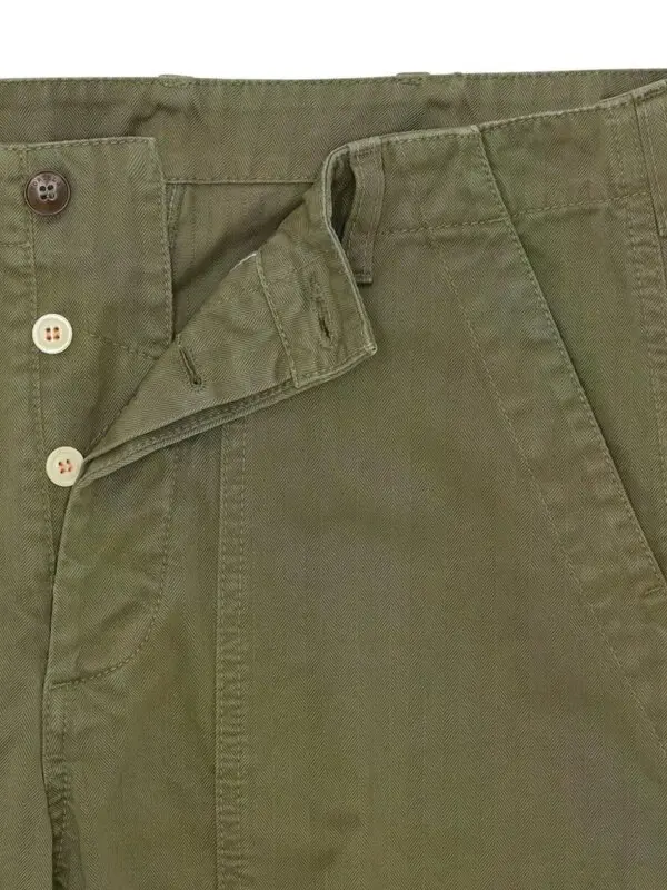 FORTELA Herringbone Cotton Trousers