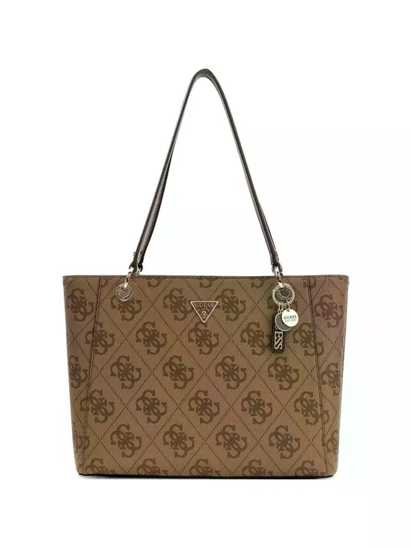 Guess Noelle Monogram Tote Bag - Neutrals