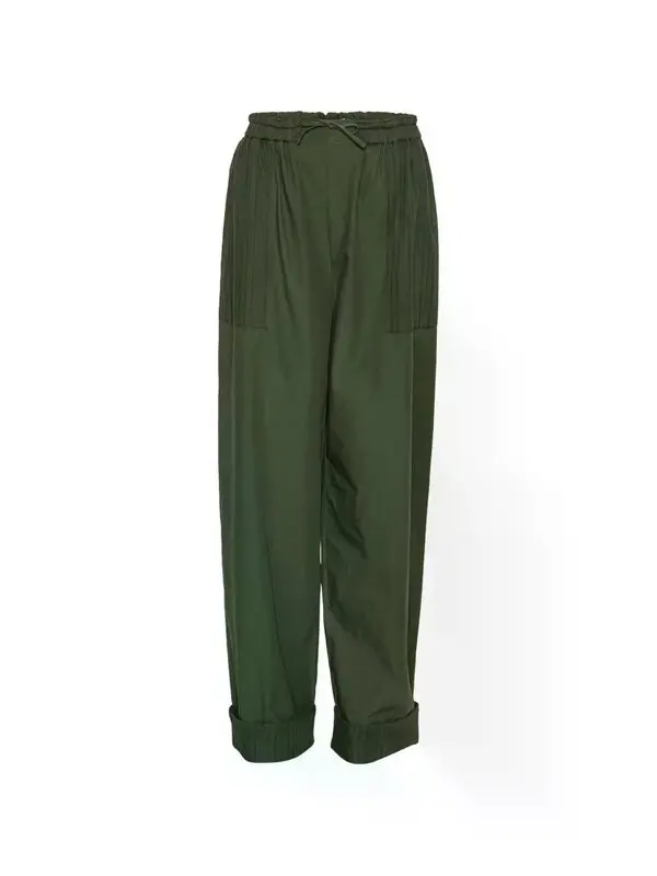 Henrik Vibskov Pleated-panel Trousers - Green