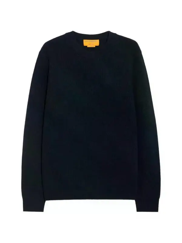 Guest In Residence Ribbed Knit Crewneck Sweater - Blue