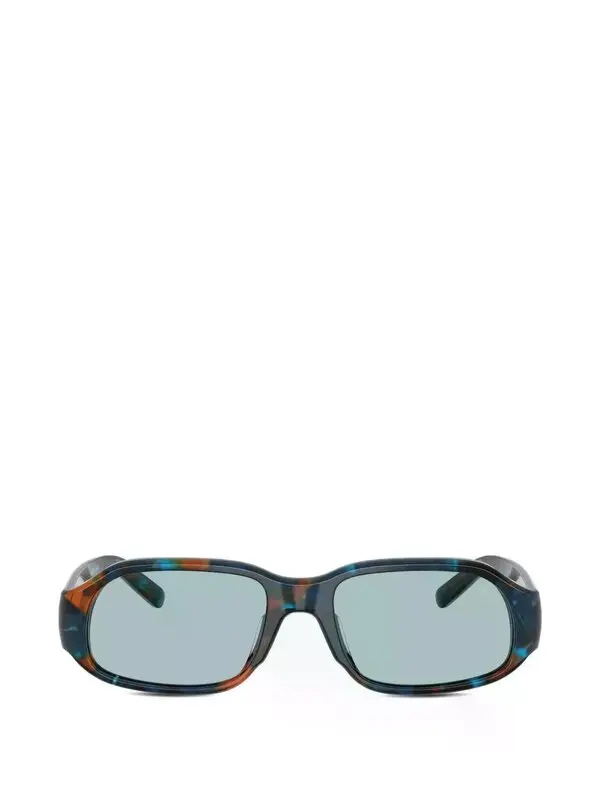 DIESEL® Tortoiseshell-effect Rectangle-frame Sunglasses