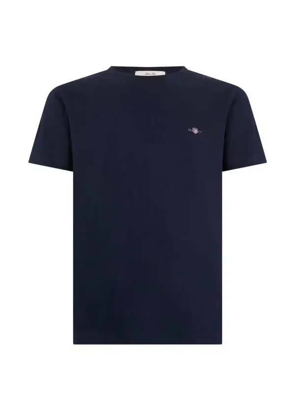 Gant Logo-embroidered T-shirt