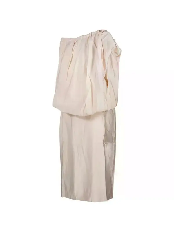 LAMRONS Off-shoulder Bubble Hem Dress