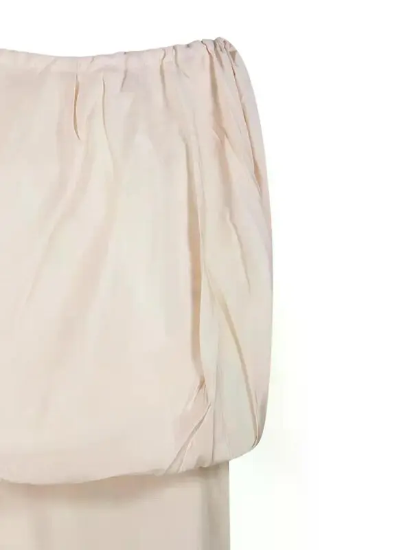 LAMRONS Off-shoulder Bubble Hem Dress