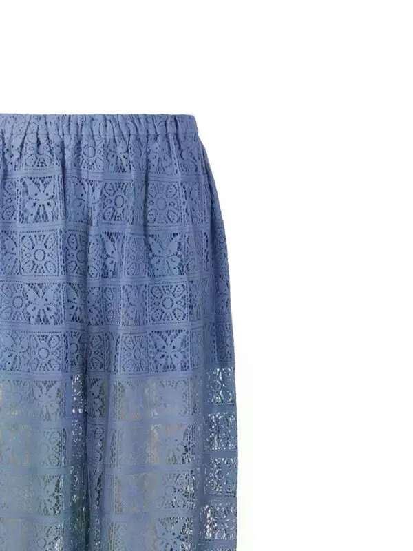 INTO THE EAST Guipure Lace Palazzo Pants