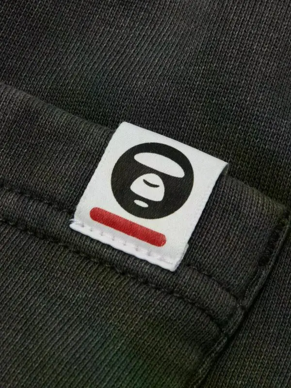 AAPE BY *A BATHING APE Moonface Embossed-logo Shorts