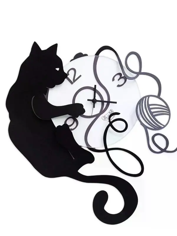 ARTI & MESTIERI Cat-themed Wall Clock