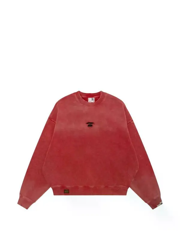 AAPE BY *A BATHING APE Crew Neck Sweatshirt - Red