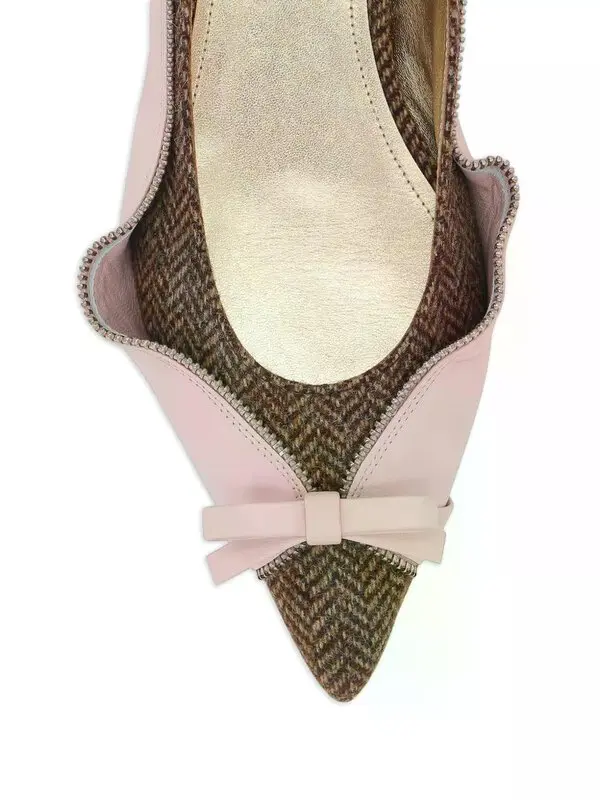 AUGUST BARRON Unzipped Ballet Flats