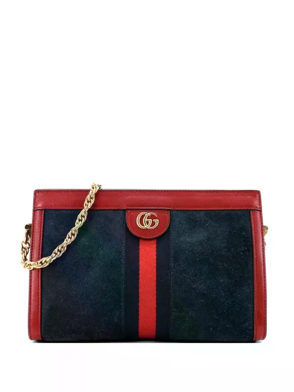 Gucci Ophidia Chain Suede Small Shoulder Bag