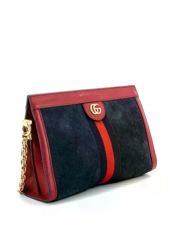 Gucci Ophidia Chain Suede Small Shoulder Bag