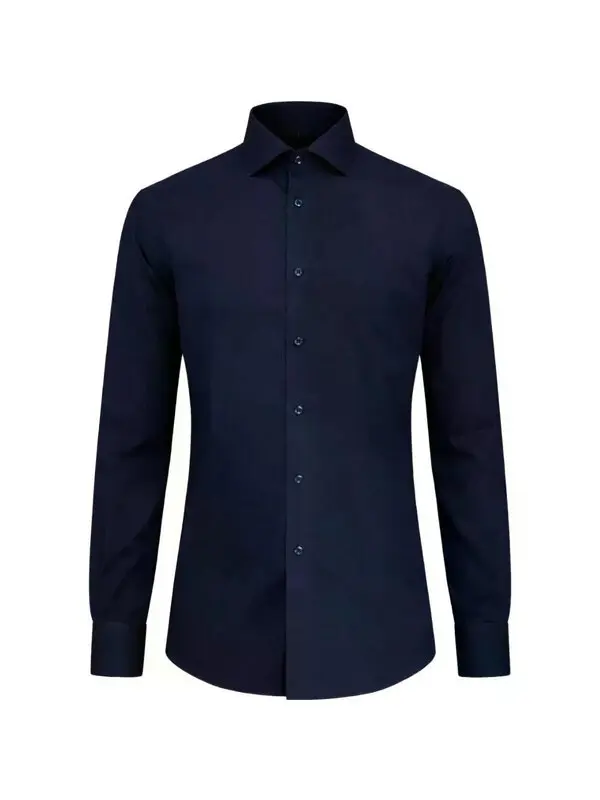 FRANZESE COLLECTION Pointed-collar Long-sleeves Shirt