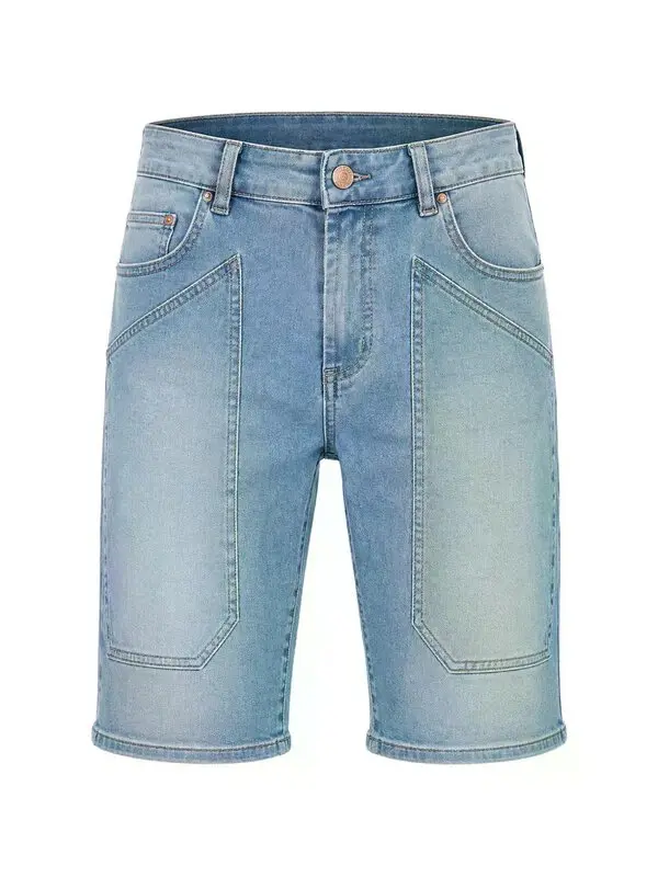 JECKERSON Patch-detail Denim Shorts
