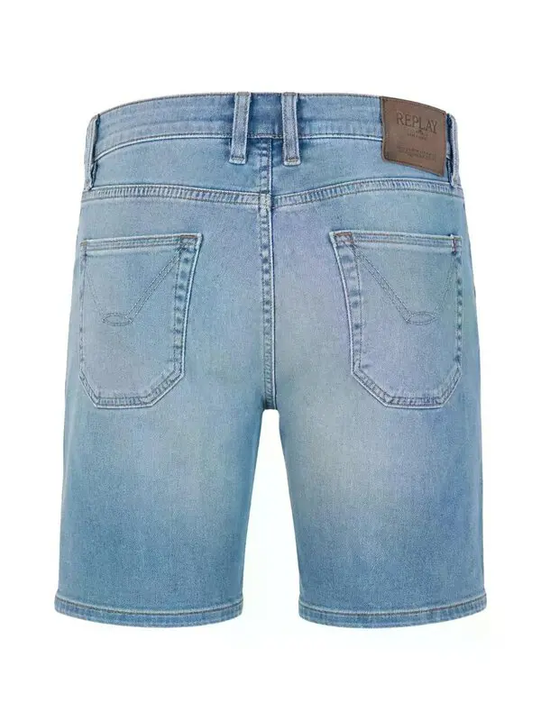 JECKERSON Patch-detail Denim Shorts