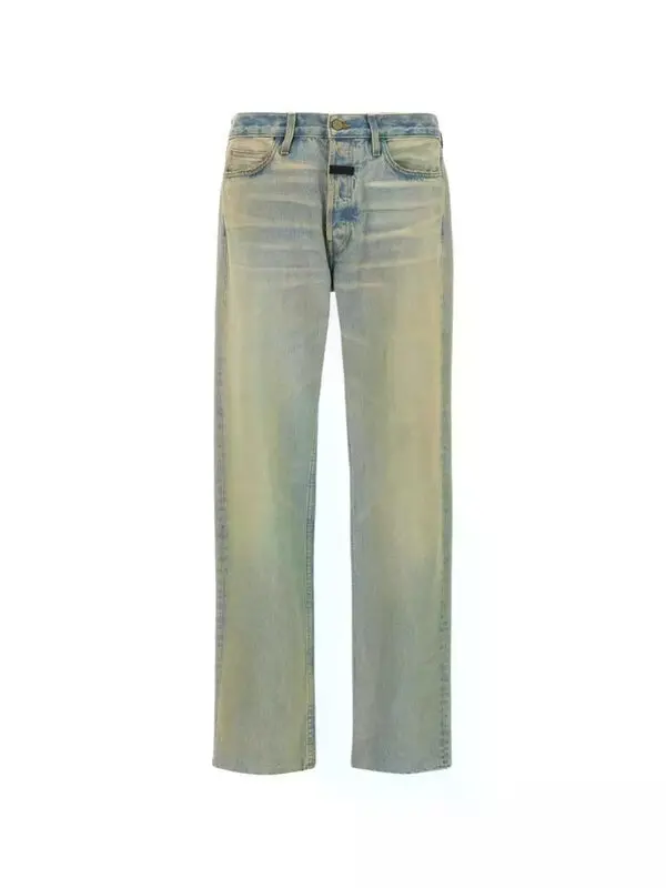 Fear Of God 8th Collection Faded Effect Denim Jeans - Blue