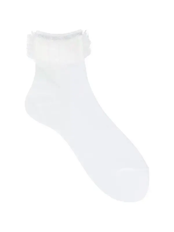 ANTIPAST Lace-trim Ankle Socks