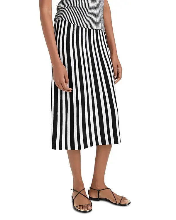 Proenza Schouler White Label Isley Skirt - Black/off White