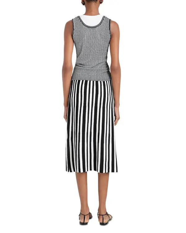 Proenza Schouler White Label Isley Skirt - Black/off White