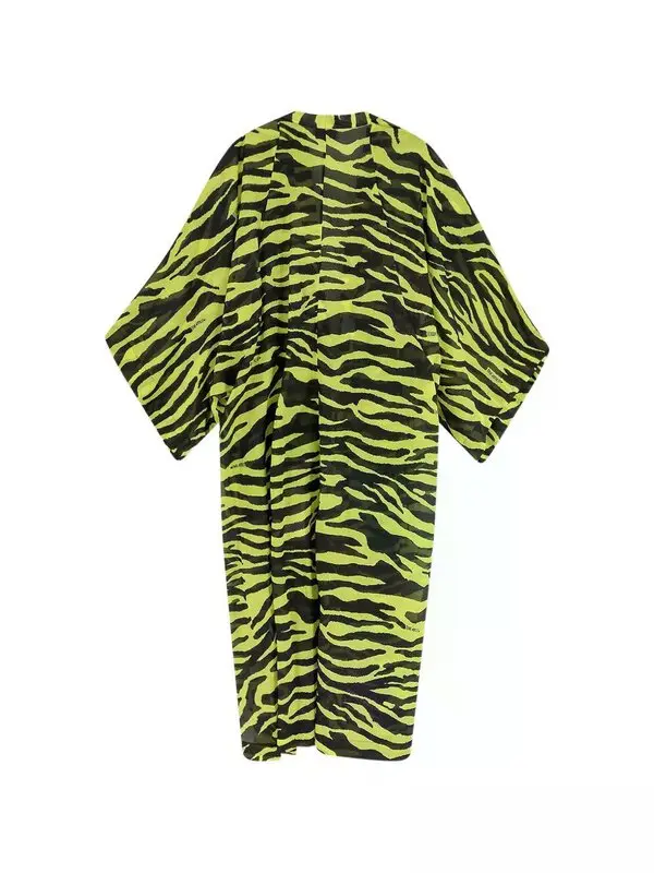 Attico Zebra-pattern Beach Cover-up