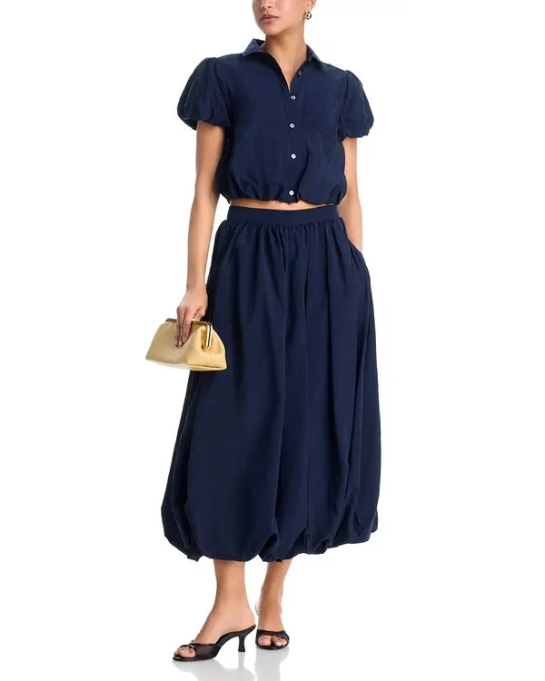 Cinq À Sept Allinae Cropped Shirt
