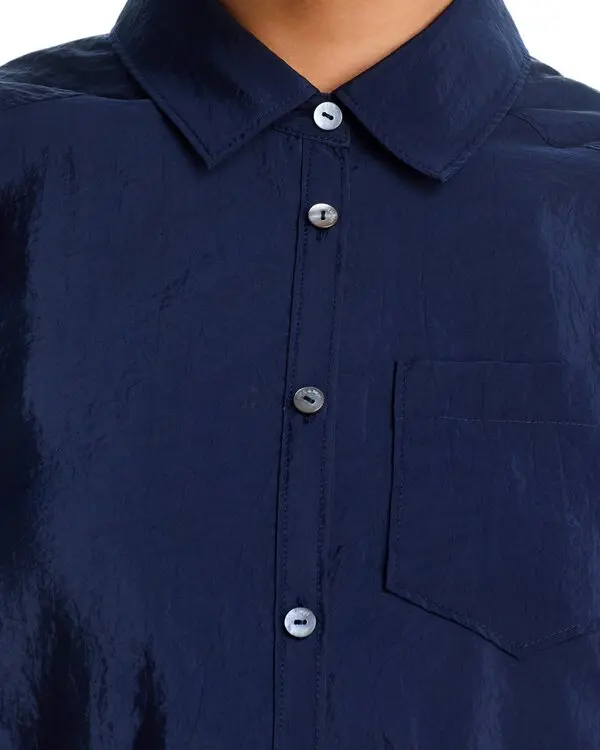 Cinq À Sept Allinae Cropped Shirt