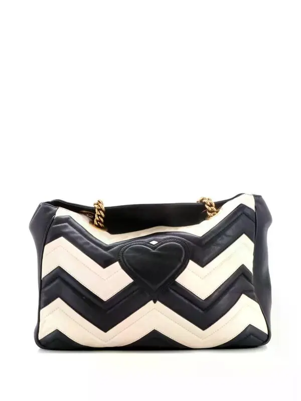 Gucci Gg Marmont Matelassé Leather Chain Shoulder Bag