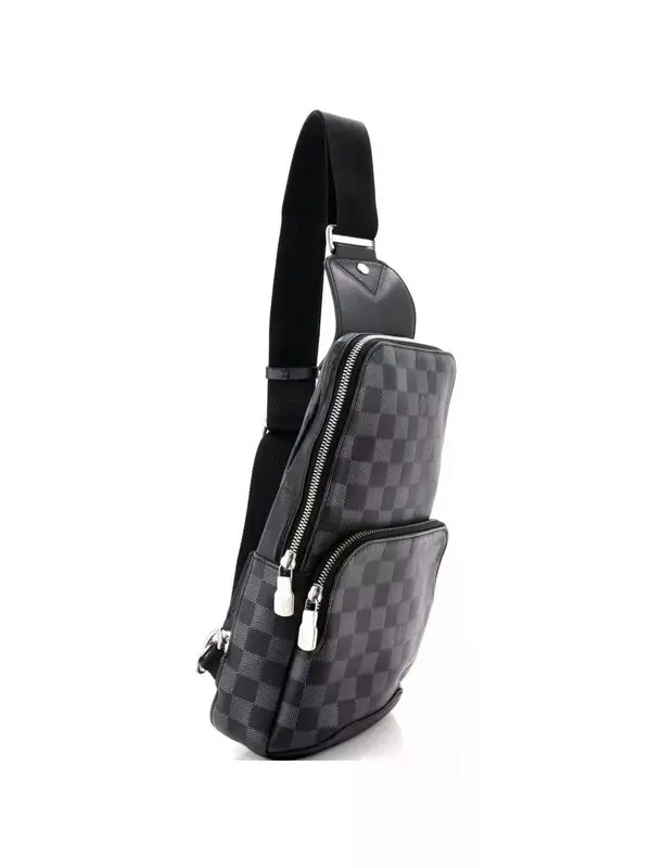 LOUIS VUITTON Avenue Sling Bag Damier Infini Leather Shoulder Bag
